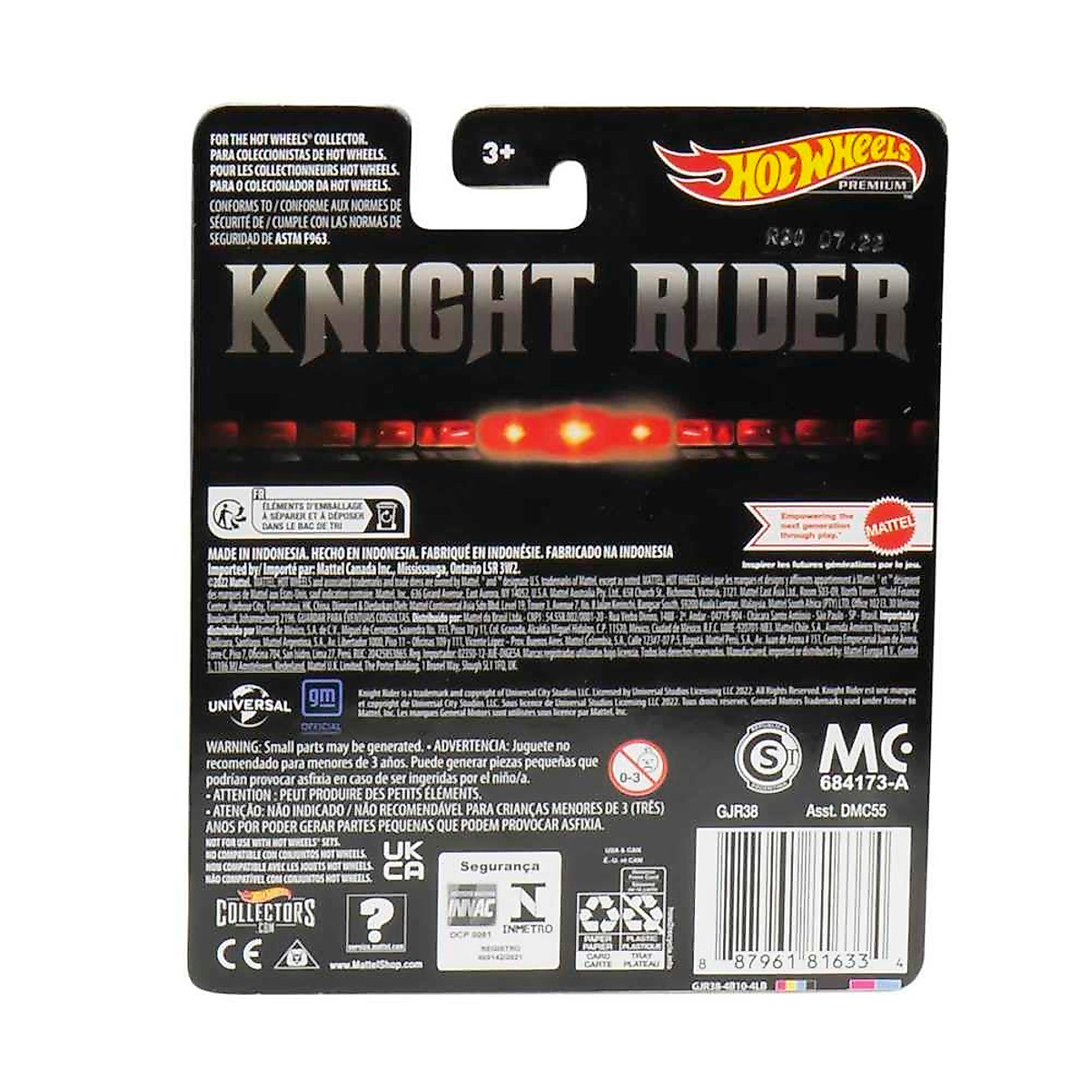 Hot Wheels Retro Entertainment Collection of 1:64 Scale Vehicles from Blockbuster Movies, TV, & Video Games, Iconic Replicas for Play or Display, Gift for Collectors