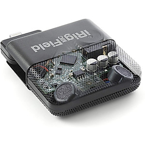 IK Multimedia iRig Mic Field stereo condenser microphone for iPhone and iPad - IP-IRIG-FIELD-IN - Black