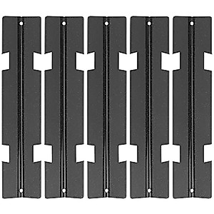 MOASKER 15-1/4" 7636 Grill Flavorizer Bars for Weber Spirit II E-310 S-310 E-320 S-320, Porcelain-Enameled Heat Plates for Weber Spirit E/S-310, E/S-320 Series Model (with Front Control Knobs), 67046