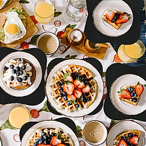 Beautyflier Bowl Cozy Huggers Microwave Soup Bowl Holders Kitchen Hot Heat Resistant Felt Cloth Safe Pads Potholders Bowl Cozies for Soup, Rice and Pasta Bowls, 4PCS