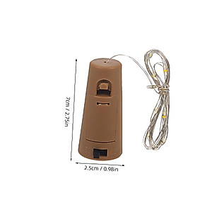 IMIKEYA 6 Pcs Cork String Lights Party Atmosphere Lamp Garden Light Decor Outdoor Light Decorative Light Party Light