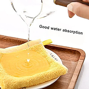 Towel with Hanging Loop, Hanging Hand Towels, 5 Pieces of Bamboo Towels, Soft and Strong Absorbent Kids Bathroom Towels, Suitable for Baby Care, Kitchen Scrubbing