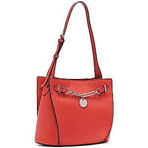 Calvin Klein Lennon Novelty Shoulder Bag, Crimson