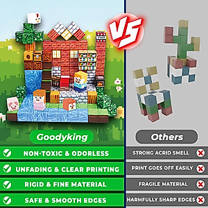 Magnetic Blocks-150PCS Grassland Magnetic Building Blocks Set, Kids Classroom Sensory Toy for Toddlers STEM Learning, Construction Stacking Toy for Kids 3+ Boys and Girls Christmas Birthday Gifts