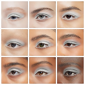 IS'MINE Single White Matte Eyeshadow Powder Palette High Pigment, Longwear, Intense Color Best White Eyeshadow