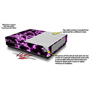 WraptorSkinz Decal Vinyl Skin Wrap Compatible with Xbox One S Console and Controllers - Electrify Hot Pink