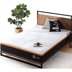 ZINUS 10 Inch Cooling Copper ADAPTIVE Pocket Spring Hybrid Mattress / Moisture Wicking Cover / Cooling Foam / Pocket Innersprings for Motion Isolation / Mattress-in-a-Box, Queen