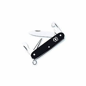 Victorinox Swiss Army Pioneer Knife, Black, 91mm