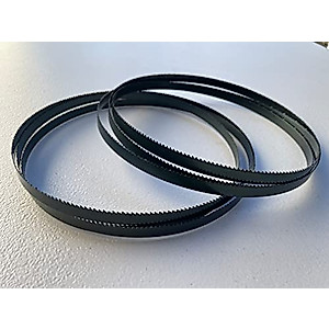 AYAO Pack of 2 Band Saw Blades 62 Inch X 3/8 Inch X 10TPI to fit Powertec BS900, Wen 3939T,Ryobi RBS904, Harbor Freight, Craftsman 9" Band Saws