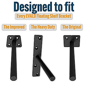EVALD Dowel Jig Kit for Floating Shelf Bracket | 1/2 inch x 9.8 inch Drill Bit | Doweling Jig for Shelves and Mantels| Hardware Kit for Hidden Shelf Brackets | Floating Shelf DIY Woodworking Tool