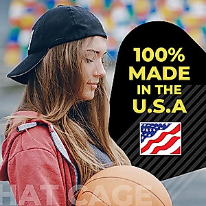 BallcapBuddy - Original and Patented Hat Cleaner, Hat Washer for Washing Machine or Dishwasher, Cap Washer Frame for Flat & Curved Hats, 3 Pack, Black, Made in USA