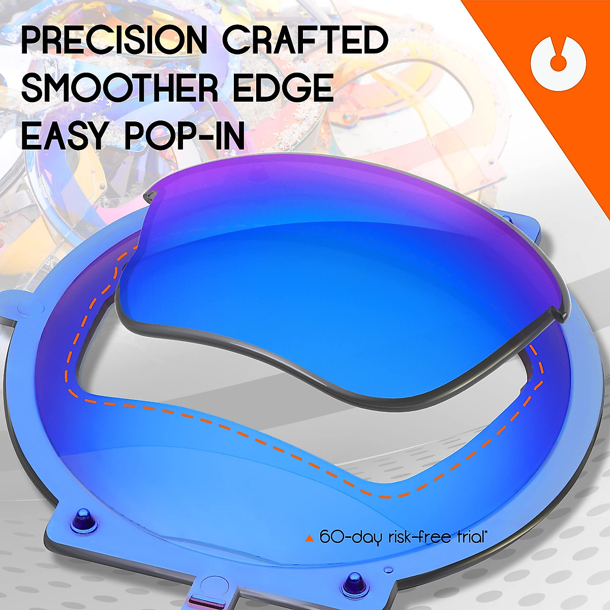 Tintart Performance Replacement Lenses Compatible with Oakley Holbrook XL OO9417 Polarized Etched-Emerald Green