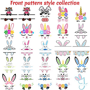 Personalized Easter Basket for Kids Boys Girls with Name Custom Buny Easter Baskets with Handle Eggs Candy Gift Bags Toy Storage Basket-Design 16