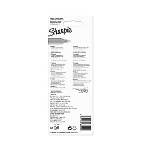 SHARPIE Permanent Markers | Fine Tip | Assorted Metallic Colours | 3 Count