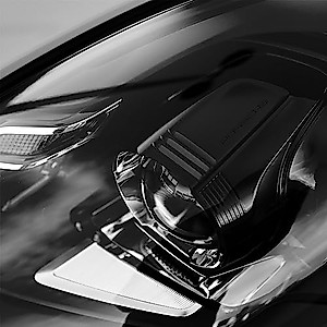 Dewkou 1 PC Car Headlights Color Film, 15.7In * 59In Brake Light Stickers, Tail Light Film, Ethylene Foundation Color, Suitable for Most Cars (Black)