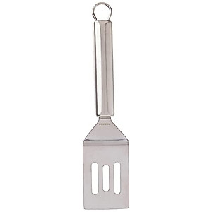 Norpro Stainless Steel Short Slotted Turner, 1-Pack, Silver