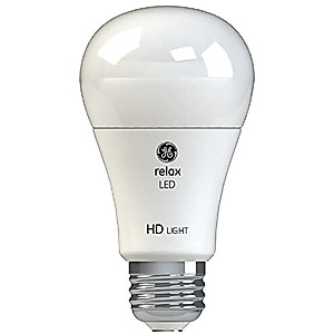 GE Relax LED Light Bulbs, 40 Watt Eqv, Soft White HD Light, A19 Standard Bulbs (4 Pack)