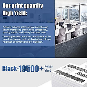 VersaLink C9000 Black Toner 106R04065 - ONWARD 1 Pack 106R04065 Standard Capacity Toner (19,500 Pages) Replacement for Xerox VersaLink C9000 Printer