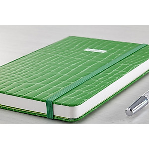 Southworth Medium Case Bound Journal, 5.5" x 8.25", Alligator/Crocodile Texture, Premium 28 lb/105 gsm Paper, 160 Lined Sheets (91072)