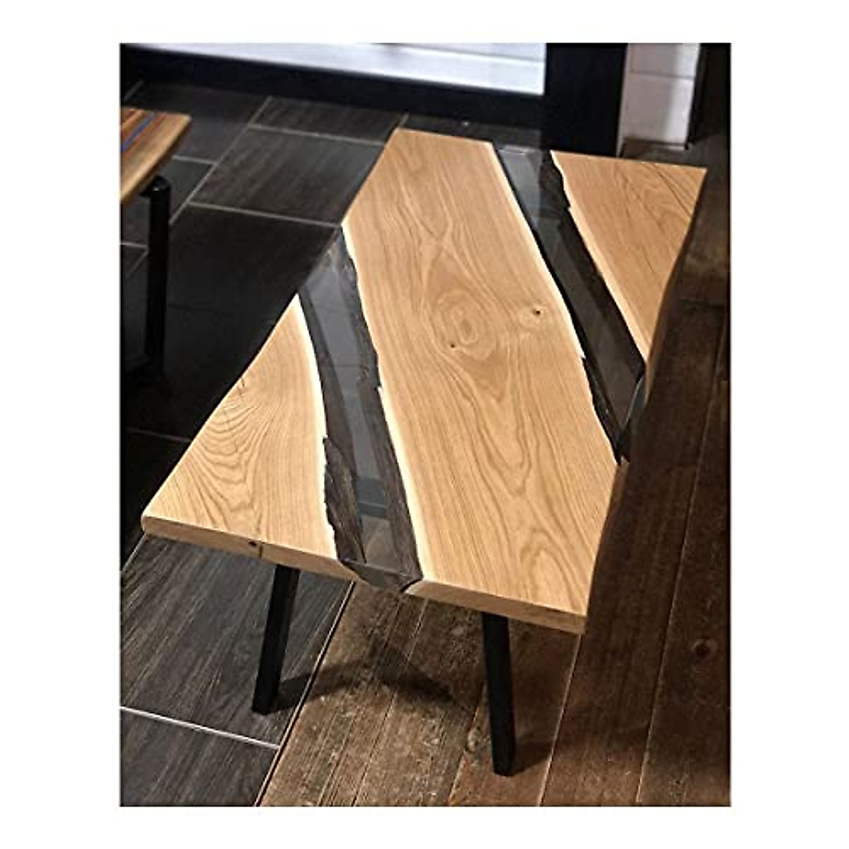 Epoxy Table, Live Edge Wooden Table, Epoxy Resin River Table, Natural Wood,Dining Table, Natural Epoxy Table, Resin Table