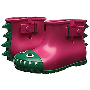 Mini Melissa Kids' Mini Sugar Fabula Rain Boot,Pink,5 Regular US Toddler