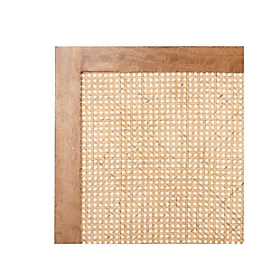 SAFAVIEH Home Collection Vienna Natural Cane King Headboard Platform