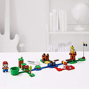 LEGO Super Mario Adventures with Mario Starter Course Set, Buildable Toy Game, Birthday Gift for Super Mario Bros. Fans and Kids Ages 6 and Up with Interactive Mario Figure and Bowser Jr., 71360