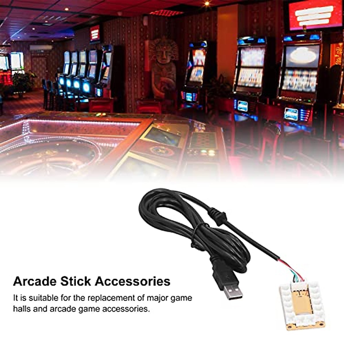 Fight Sticks, Accessories Simple Installation Zero Delay Joystick Kit Retro for Game Halls
