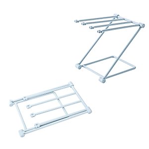 LIFKOME Hand Towel Holder Countertops Dishcloth Holder Kitchen Towel Stand Vanities Towel Holder Kitchen Dish Cloth Rack Countertops Towel Rack Cup Rack Foldable Hanger