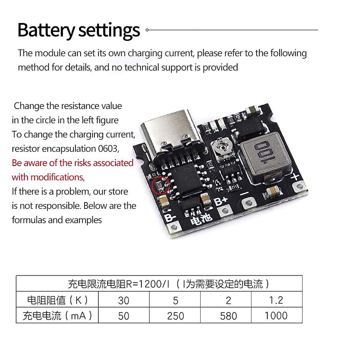 Teyleten Robot 18650 Lithium Li-ion 3.7V 4.2V Battery Charger Board DC-DC Step Up Boost Module TP4056 DIY Kit Parts Type-C 10pcs