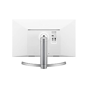 LG 27UL650-W Monitor 27" 4K UHD (3840 x 2160) IPS Display, VESA DisplayHDR 400, sRGB 99% Color Gamut, Radeon FreeSync, 3-Side Virtually Borderless Display- White
