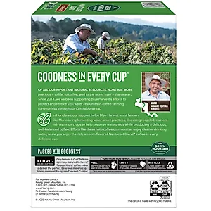 Green Mountain Coffee Roasters Nantucket Blend, Single-Serve Keurig K-Cup Pods, Medium Roast Coffee, 24 Count (Pack of 4), Total 96 Count