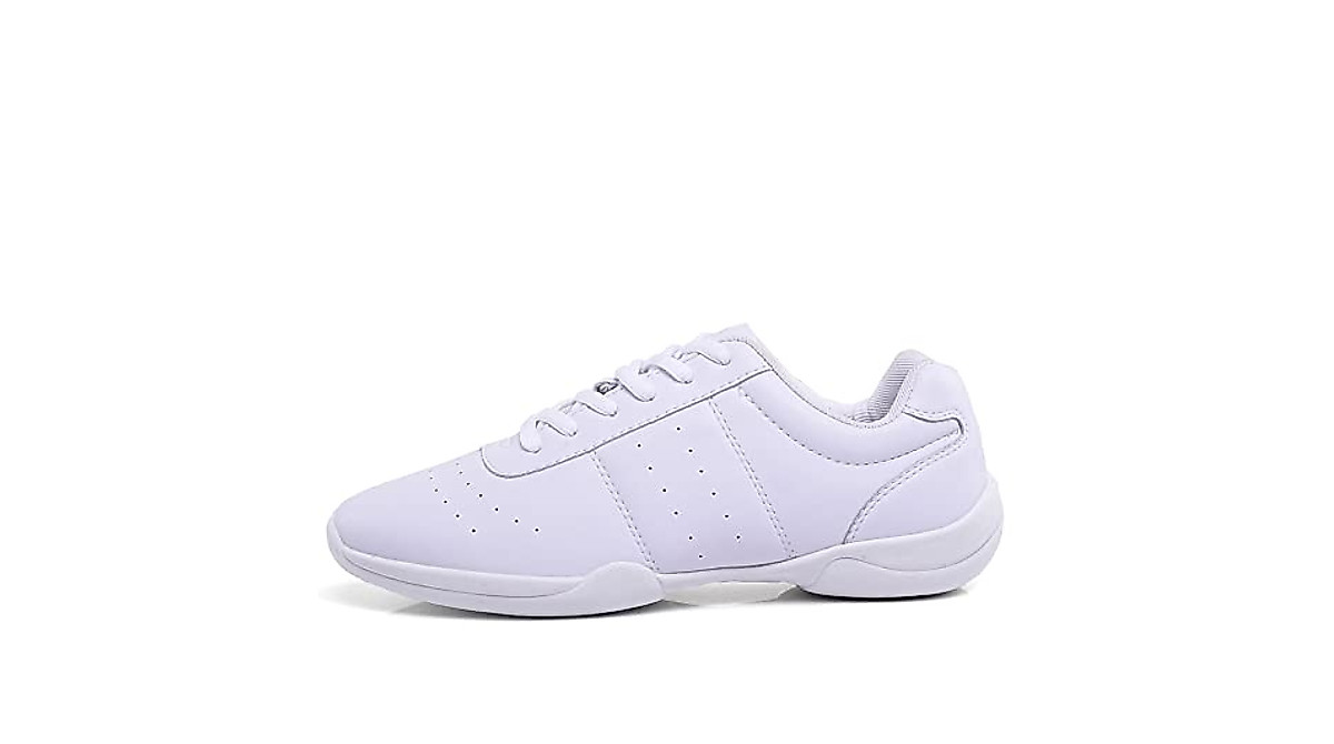 YSMIIH Women White Cheer Shoes Cheerleading Walking Girls Tennis Soft ...