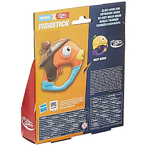 SUPERSOAKER Nerf Fortnite Fishstick Water Blaster - Fortnite Fishstick Character Design - Easy-to-Carry Micro Size - for Kids, Youth, Adults