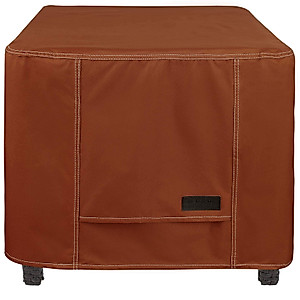 NettyPro Waterproof Outdoor Furniture Side Table Cover 24 x 24 Inch Patio Square Ottoman Table Cover All Weather Protection