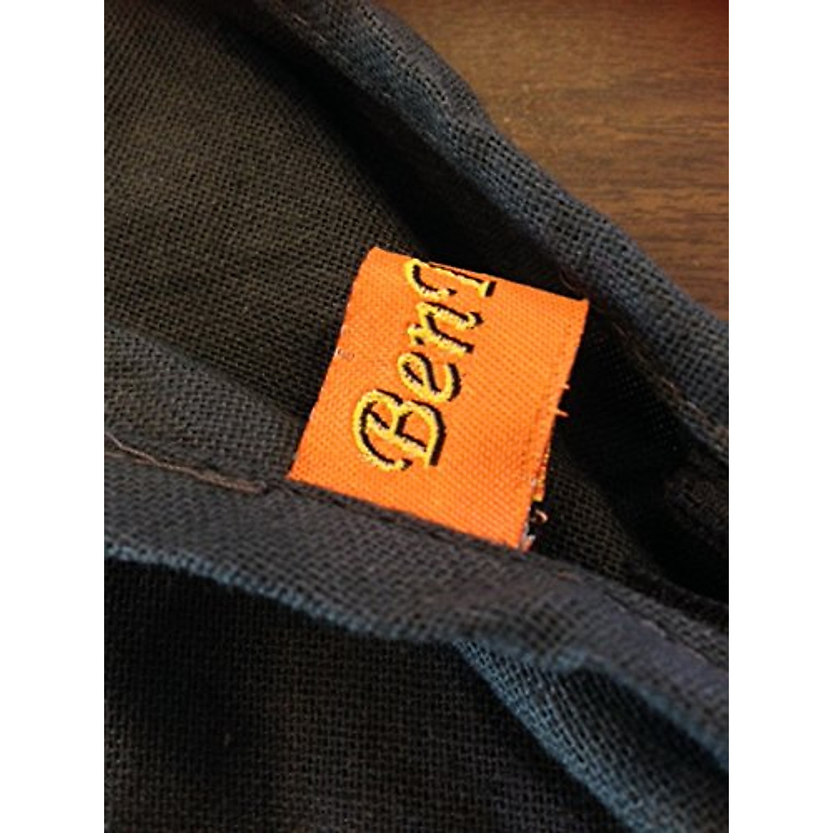 BenThai Products BTP! Thai Monk Buddha Cotton Sling Crossbody Messenger Bag Shlouder Purse Hippie Hobo Medium M2 (Black M2), Large