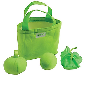 Constructive Playthings Creative Minds Pretend Play Fruit and Food Bags - 30 Pieces