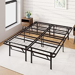 ZINUS SmartBase Heavy Duty Mattress Foundation, 14 Inch Metal Platform Bed Frame, No Box Spring Needed, Sturdy Steel Frame, Underbed Storage, Full