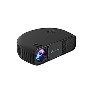 Fugetek LED Video Projector, Home Office, Outdoor Movie Night, 2500 Lumen, 120" Viewing, Supports 1080p, Dual HDMI / USB Inputs, VGA, AV, Works with Fire Tv, Roku, PS4, Xbox