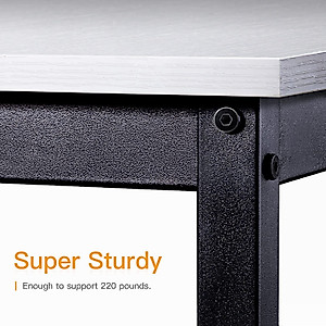 Coleshome 61" L Shaped Desk Computer Desk, L Desk Computer Corner Desk for Home Office Gaming Writing Workstation, Space-Saving, Easy to Assemble