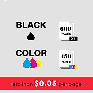 for Canon 210 and 211 Ink cartridges XL QUEENPRINT PG 210XL CL 211XL Ink Cartridges for Cannon PIXMA MP230 MP240 MP250 MP260 MP270 MP490 MP495 MX320 IP2700 IP2702 Printer(Black PG210, Color CL211)