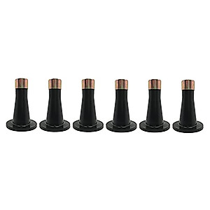 Kings Brand Furniture Plastic Bed Frame Glide Legs to Replace Wheels (Set of 6 Glides)