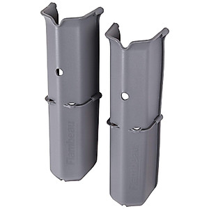 Flambeau Outdoors 455TKR Tuff Krate Rod Holders, Kayak Fishing Storage Tuff Krate Accessory, [2] Pack - Gray
