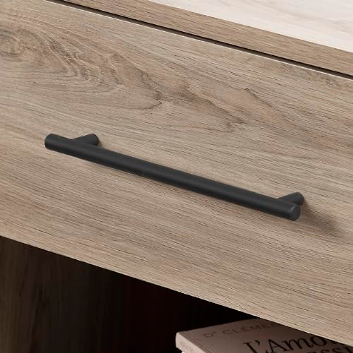 South Shore Primo 1-Drawer Nightstand, Rustic Oak