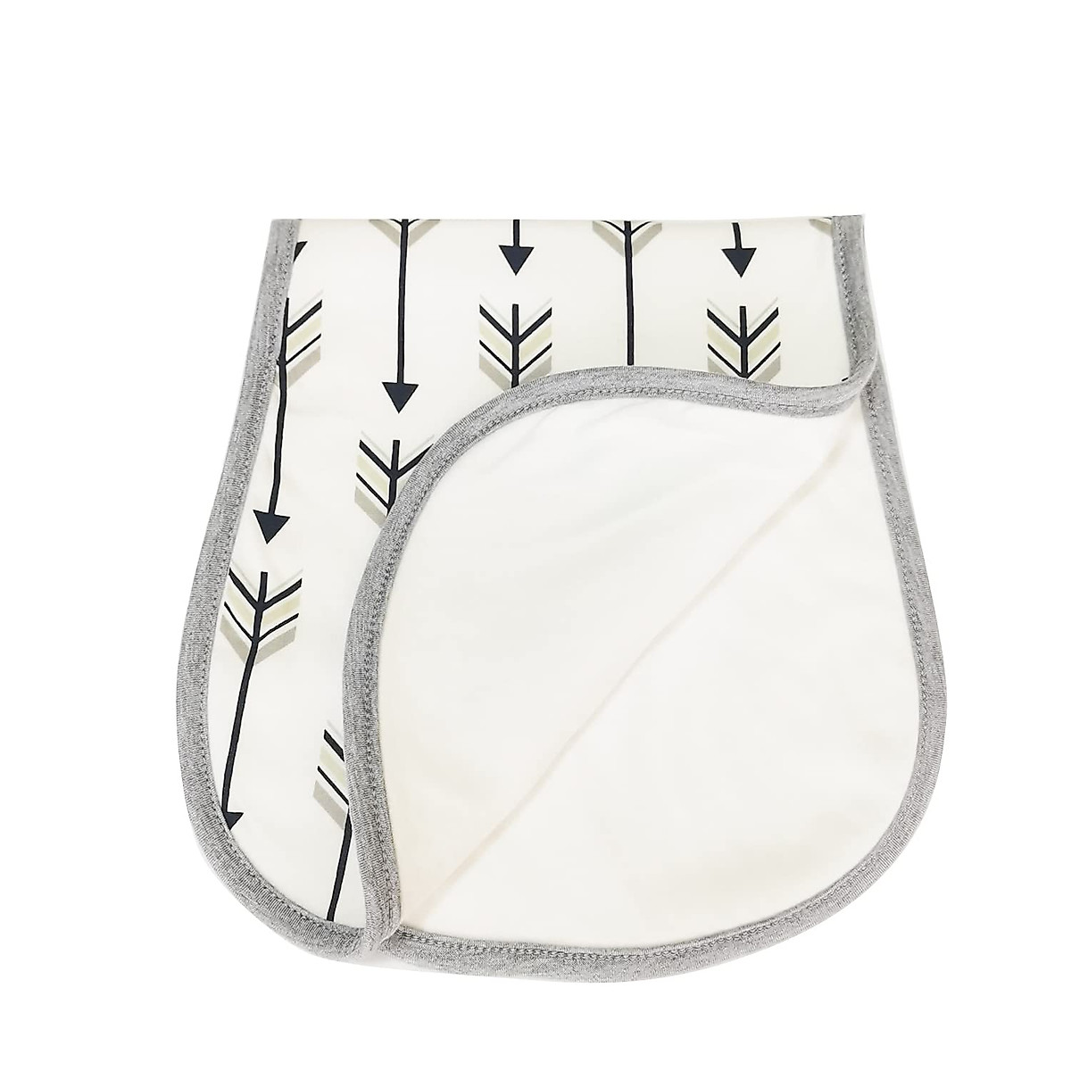 Baby Burp Cloths for Newborn Infant 100% Organic Cotton Ultra Absorbent and Soft Milk Spit Up Rags Baby Washcloths Burping Bibs Keep Clothes Dry 3 Layers for Unisex Boys and Girls Sets of 5 Pack…