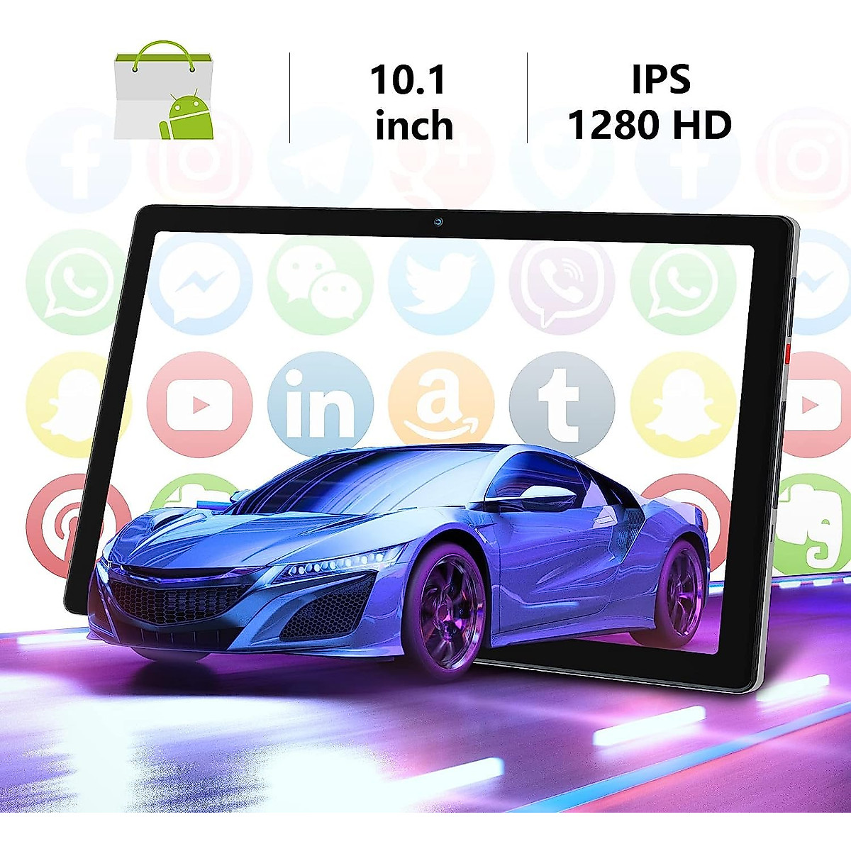 Cheerjoy Tablet Android 13 Tablets 10 inch, 6GB RAM 64GB ROM, Android Tablet 1280 * 800 IPS HD Display,5000mAh Battery, WiFi Tablets (Sliver)