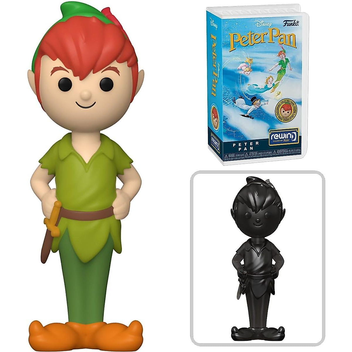 100 Acre Woods Disney Pop Winnie The Pooh Mini Figure Exclusive Diamond Honey Pot Bundled with Classic Movie Poster + Bitty & Mickey Mouse Magnet! + Rewind Peter Pan 6-Items