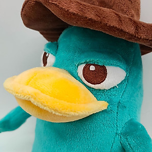 ITPZ Perry The Platypus Plush, Platypus Plush Toy for Cartoon Fans Gift,Beautiful Platypus Stuffed Plushies Doll,Soft Stuffed Pillow for Kids' Room Decor