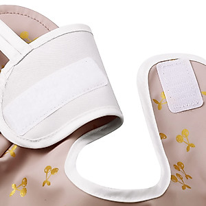 PandaEar PU Waterproof Baby Feeding Bib Toddler Bibs with Food Catcher for Babies and Infants