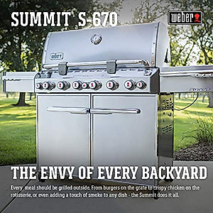 Weber Summit S-670 Liquid Propane Gas Grill, 7370001
